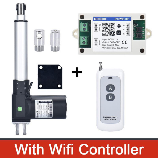 Dihool 450mm 600kg Stroke Electric Linear Actuator With Wireless Wifi