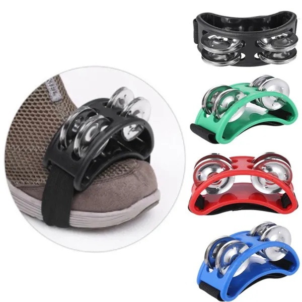 1 Pc Christmas Gift Foot Tambourine Percussion Musical Instrument ...