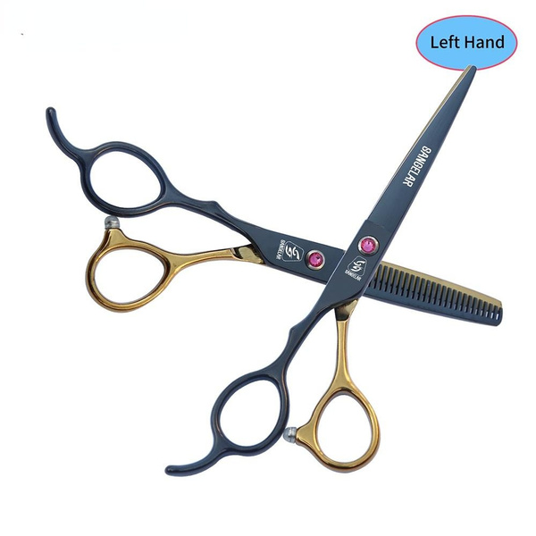 Sangelar 6 inch Left Hand Hair Scissors Professional Hairdressing Tools ...