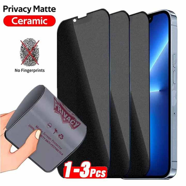 1/2/3Pcs Best Full Cover Ceramics Privacy Tempered Glass for iPhone 14 ...