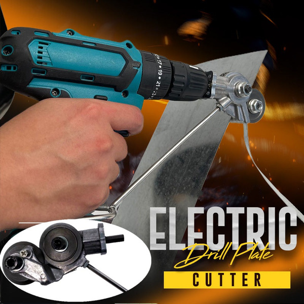 Electric Drill Metal Plate Cutter Fast Cutting Metal Iron Tin Plate ...