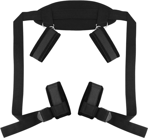 Double Couple BDSMS Bed Restraints Kit Wrist Leg Restraint System Hand ...