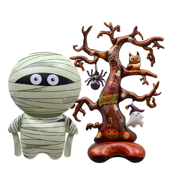 Halloween Inflatable Ghost Tree Balloons Pumpkins Mummy Balloon For ...