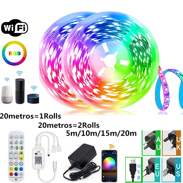 WiFi LED Strip Lights, Smart LED Light Strip Compatible with Alexa and ...
