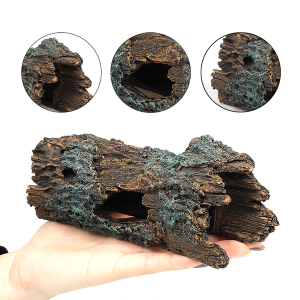 Reptile Hide Rrealistic Hideout Caves Aquarium Decorations Artificial ...