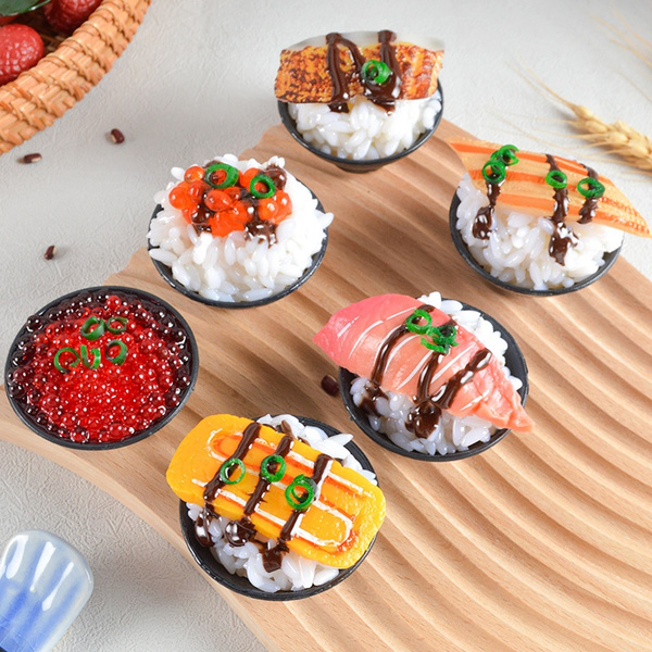 Simulation Eel Sushi Rice over Rice Candy Toy Food Model Fun Food Props ...