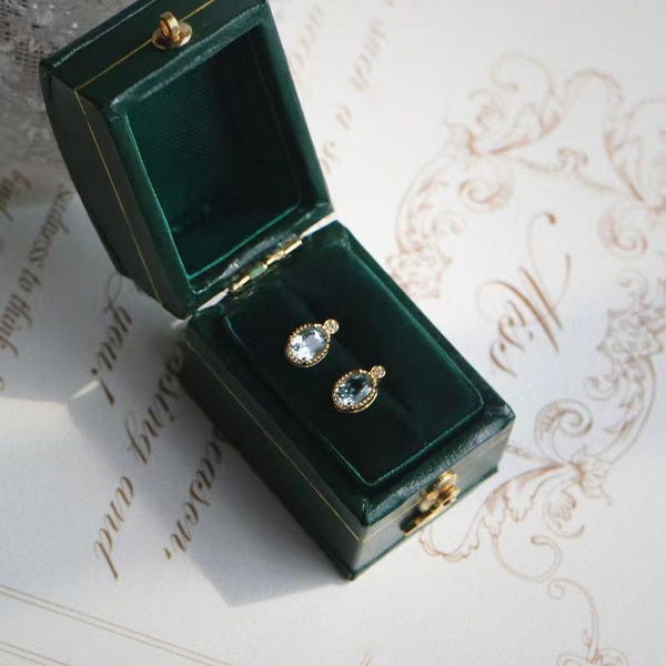 Light Blue Baigar Japanese Style Small Exquisite Sky Blue Topaz Silver ...