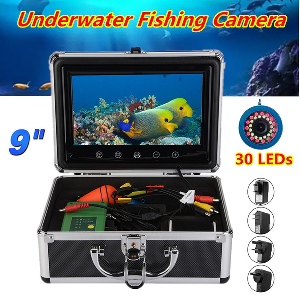 9inches 30 LEDs 1000TVL Fish Finder Underwater Fishing Camera For Sea ...