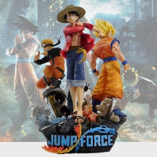 Jump Force Dragon Ball Wukong Naruto Luffy Big Three Integrated Action ...