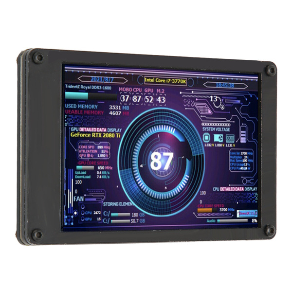 New Computer Temp Monitor 3.5 Inch IPS USB Mini Screen Temperature ... New Computer Temp Monitor 3.5 Inch IPS USB Mini Screen Temperature ...
