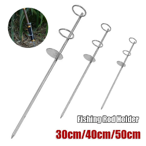 Portable Fishing Tools Insert Ground Rod Rest Stand Ground Spike ...