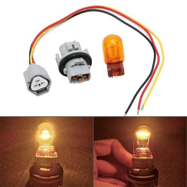 Headlight Turn Signal Bulb Socket Wire Harness Kit For Nissan Toyota ...