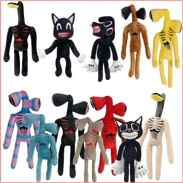 Anime Scp Siren Head Plush Doll Toys Foundation Scary Sirenhead Cat ...