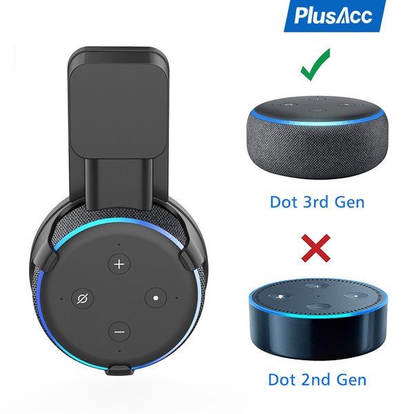 PlusAcc Outlet Wall Mount Bracket Hanger for Alexa Echo Dot 3rd Gen ...
