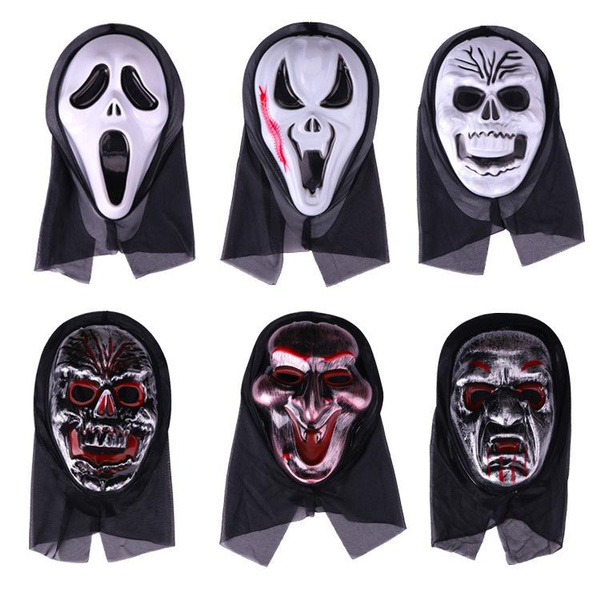 Halloween Death Comes Monolithic Horror Ghosts Grimace Mask Ghost ...