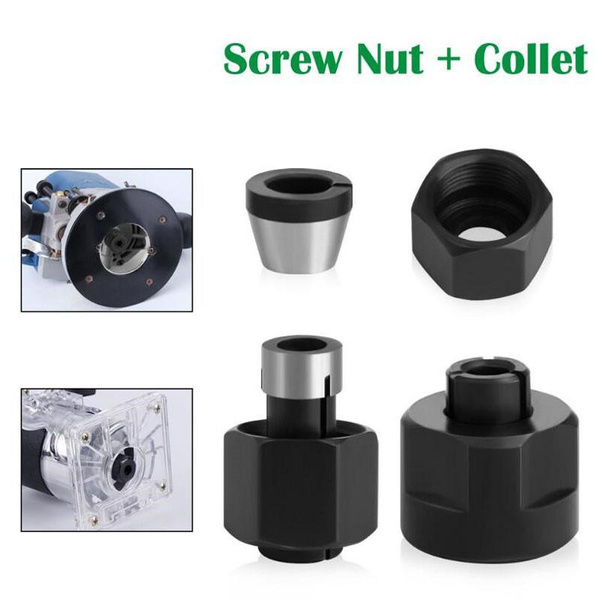 4Pcs M15 Nut 1/4inch 8mm 6mm Collet Engraving Machine Chuck Nut ...