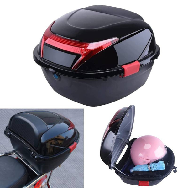 Universal Motorcycle Rear Top Box, Motorbike Top Case Scooter ...