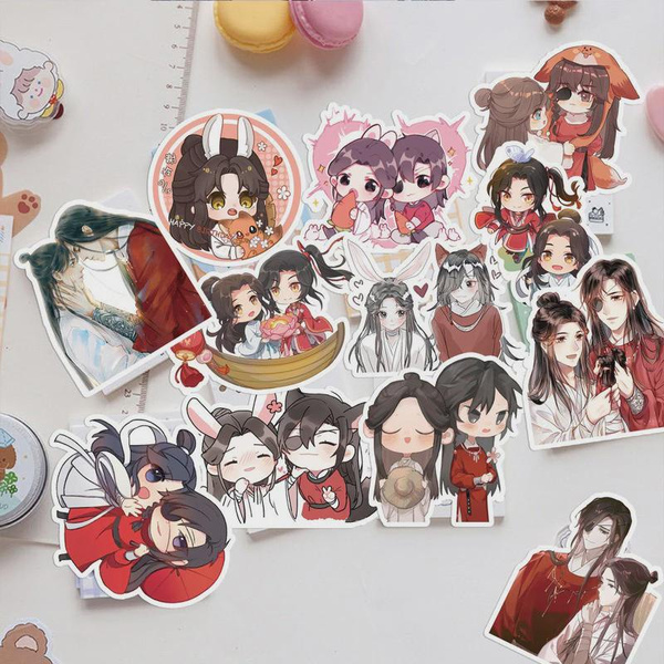 Anime Tian Guan Ci Fu Sticker Student Stationery Heaven Officials ...