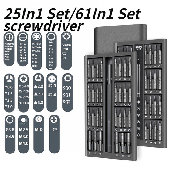 Multifunctional Screwdriver Set Magnetic Screwdriver Kit Drill Bit ...