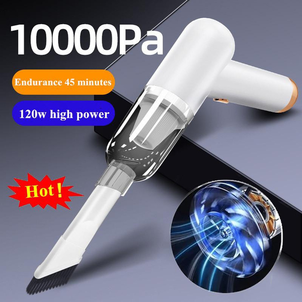 Wireless Car Vacuum Cleaner 120w 10000pa Cordless Air Blower Handheld