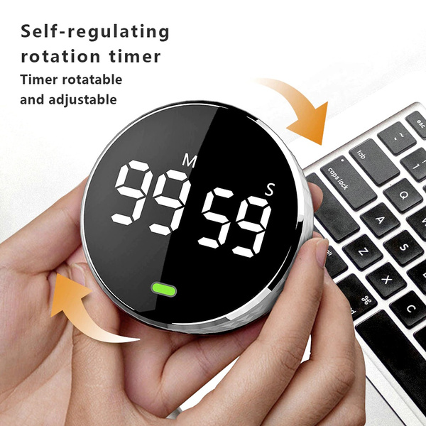 Digital Timer for Kitchen Cooking Shower Study Stopwatch LED Counter ...
