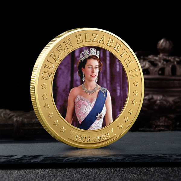 Her Majesty Queen Elizabeth II Commemorative Coins Souvenirs Collection Gifts | Wish