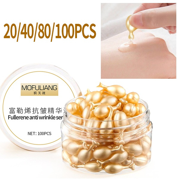 24K Gold Collagen Capsules, Anti-Wrinkle Anti-aging Moisturizing ...