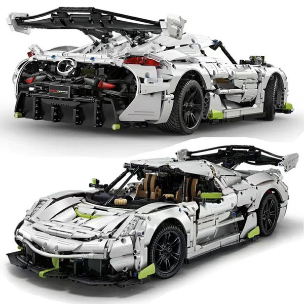 New MOC 1:8 4346Pcs Super Racing Sport Car Model Building Block Brick ...