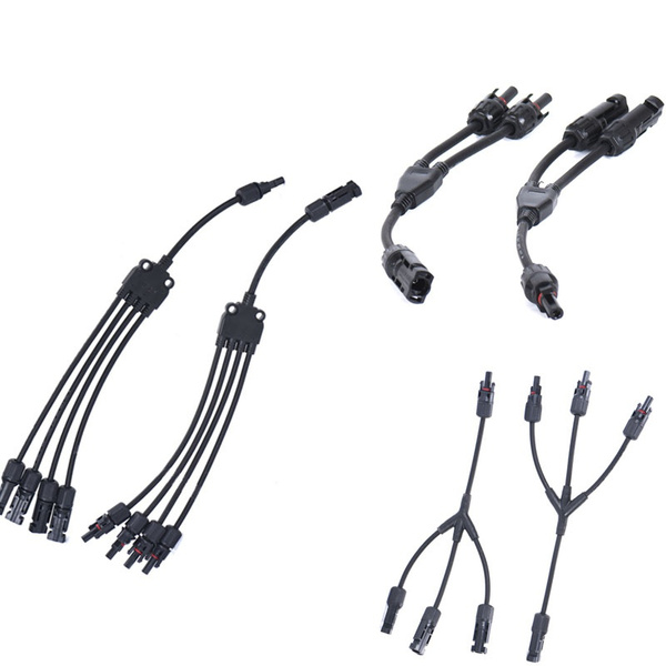 DIHOOL Solar Branch Connector PV Cable Connector 2/3/4 Ways Wire ...