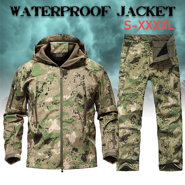 TAD Tactical Military Uniform Waterproof Windproof Army Combat Jacket ...
