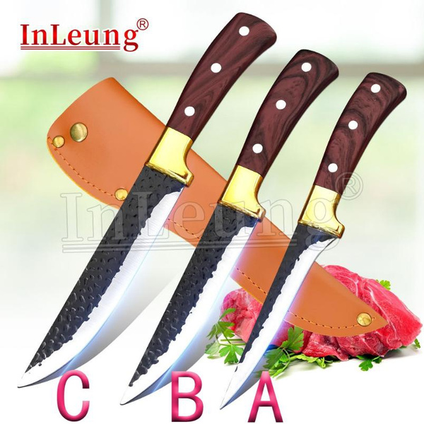 Professional Sharp Blade Steel Kitchen Boning Knifes Special Deboning ...