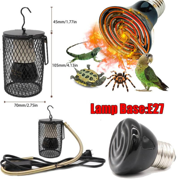 Reptile Heat Lamp Bulb Infrared Ceramic Heat Emitter Pet Coop Heater ...