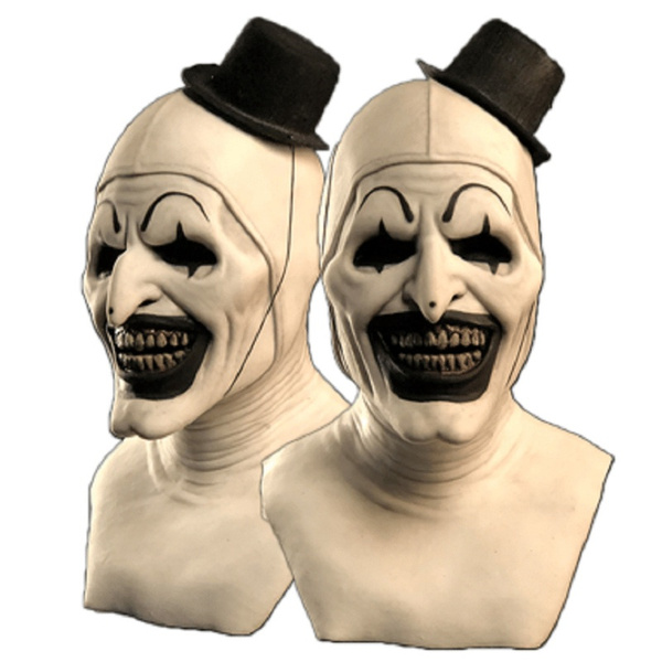 Horror Art Clown Cosplay Mask Horror Full Face Helmet Halloween Costume ...
