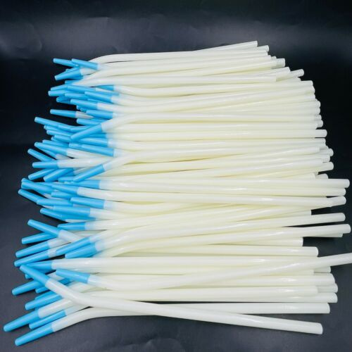 100pcs Autoclavable Dental Disposable Surgical Suction Tips Suction ...
