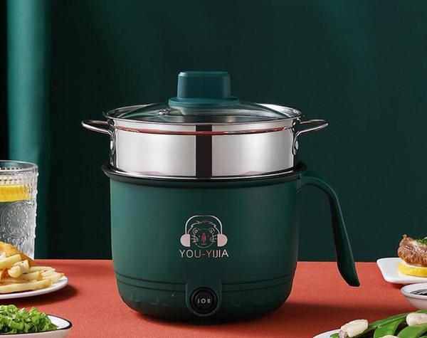 Multifunctional Small Electric Cooking Pot Small Steamer Two-story ...