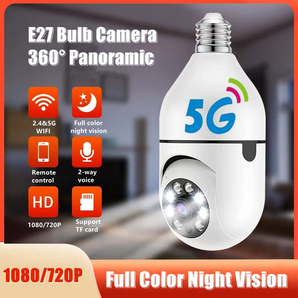 HD 1080P/720P 5G WIFI IP Security Surveillance Camera 360° Rotate Auto ...