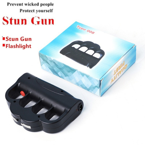 Mini Handheld Self-defense Portable Electric Shock Flashlight, Knuckles ...