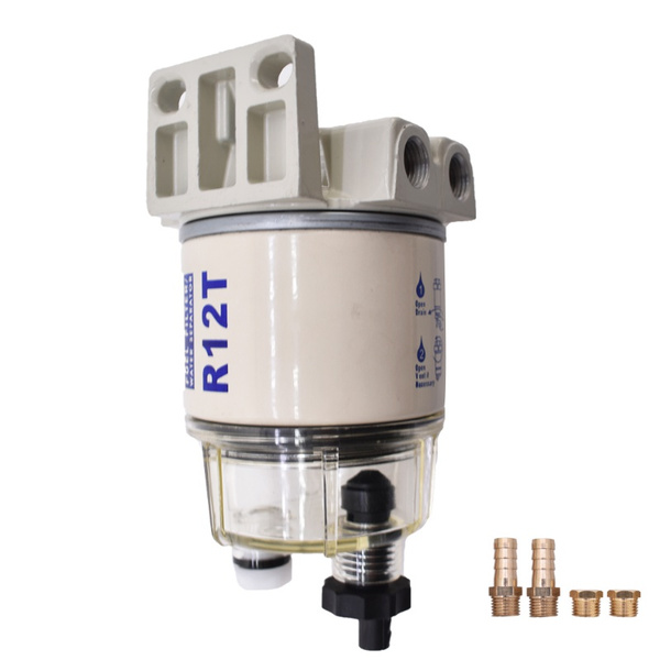 R12T Fuel Filter Water Separator 120AT NPT ZG1/4-19 with Fitting ...