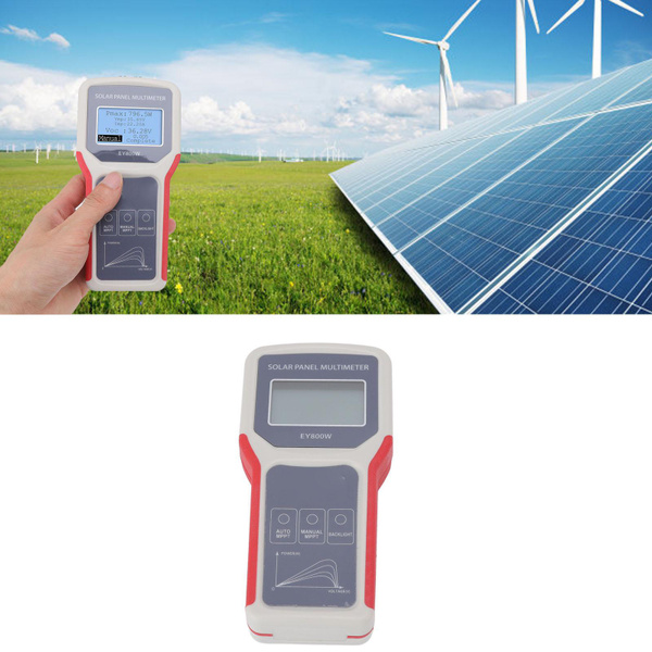 Solar Panel Tester Multifunctional LCD MPPT Solar Panel Multimeter For ...