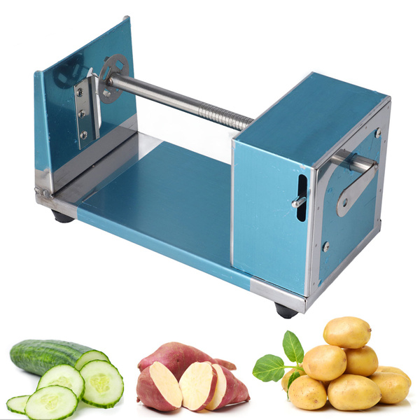 Manual Twisted Potato Chip Machine Stainless Steel Hand Cranked Potato ...