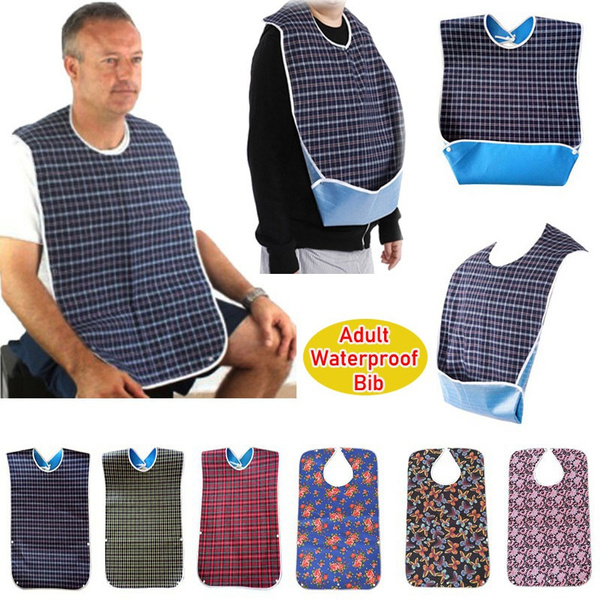 2022 Fashion Newest Large Waterproof Washable Adult Elderly Mealtime ...