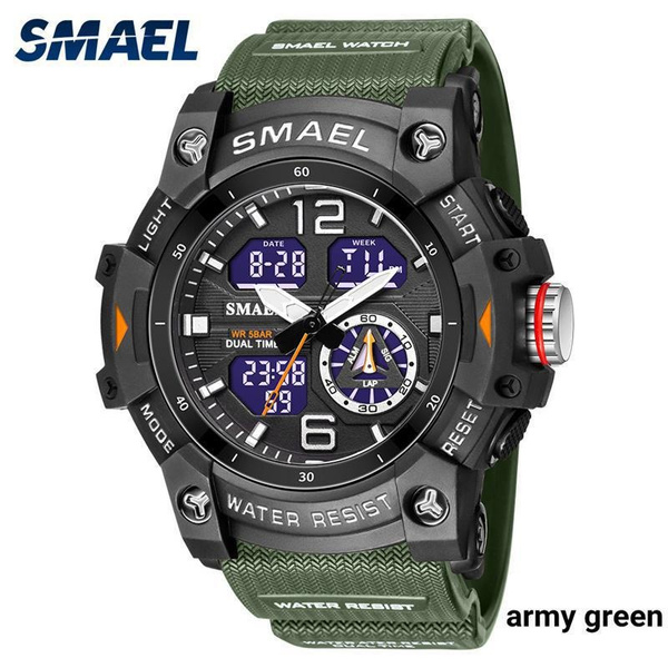 9 Kinds of SMAEL Brand 8007 Mens Digital Watch, Outdoor Sport Quartz ...