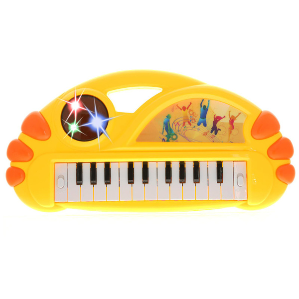 Kidplokio Yellow Little Pianist Kids Electronic Keyboard Piano Toy Ages ...