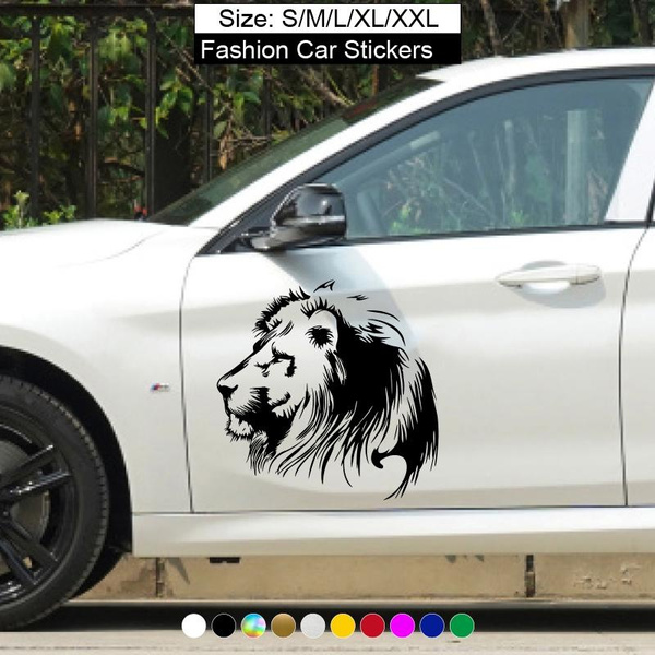 1PC Lion Auto Styling Decals Art Laser Vinyl Decal for Car Trucks ...
