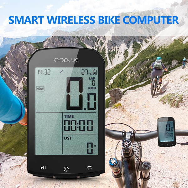 Smart GPS Cycling Computer Bluetooth 4.0 ANT+ Bike Wireless Computer ...
