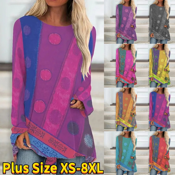 XS-8XL Oversize WOMEN'S CLOTHES Spring New Fashion Women's National ...