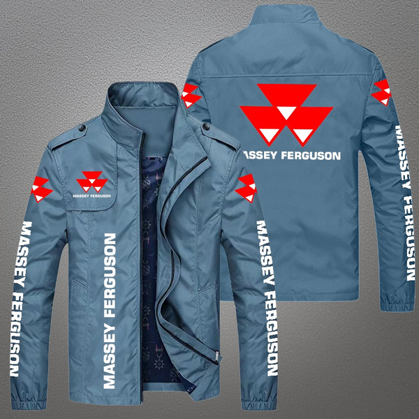 2023 Massey Ferguson Tractor Men's Warm Cotton Padded Jacket Military ...