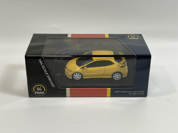 Honda Civic Type R FN2 Euro Yellow RHD 1:64 Scale Paragon 64 65395 | Wish