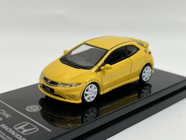 Honda Civic Type R FN2 Euro Yellow RHD 1:64 Scale Paragon 64 65395 | Wish