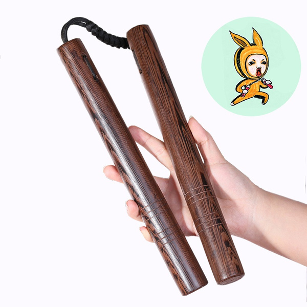 Nunchaku Solid Wood Self-defense Fitness Martial Arts Performance ...